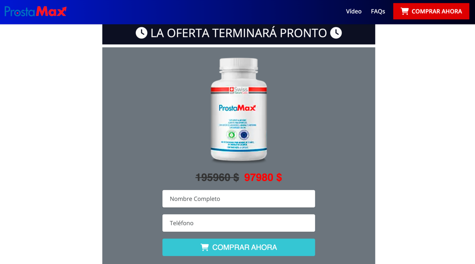 Prostamax: Cápsula de Salud de la Próstata para el Bienestar del Hombre